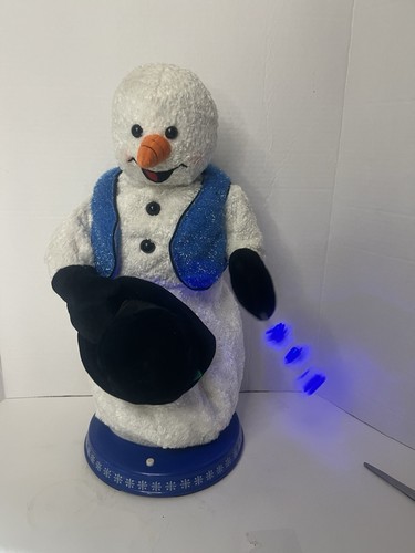 2004 Gemmy Snowflake Spinning Snowman Animated Singing Dancing Snow Miser READ | eBay