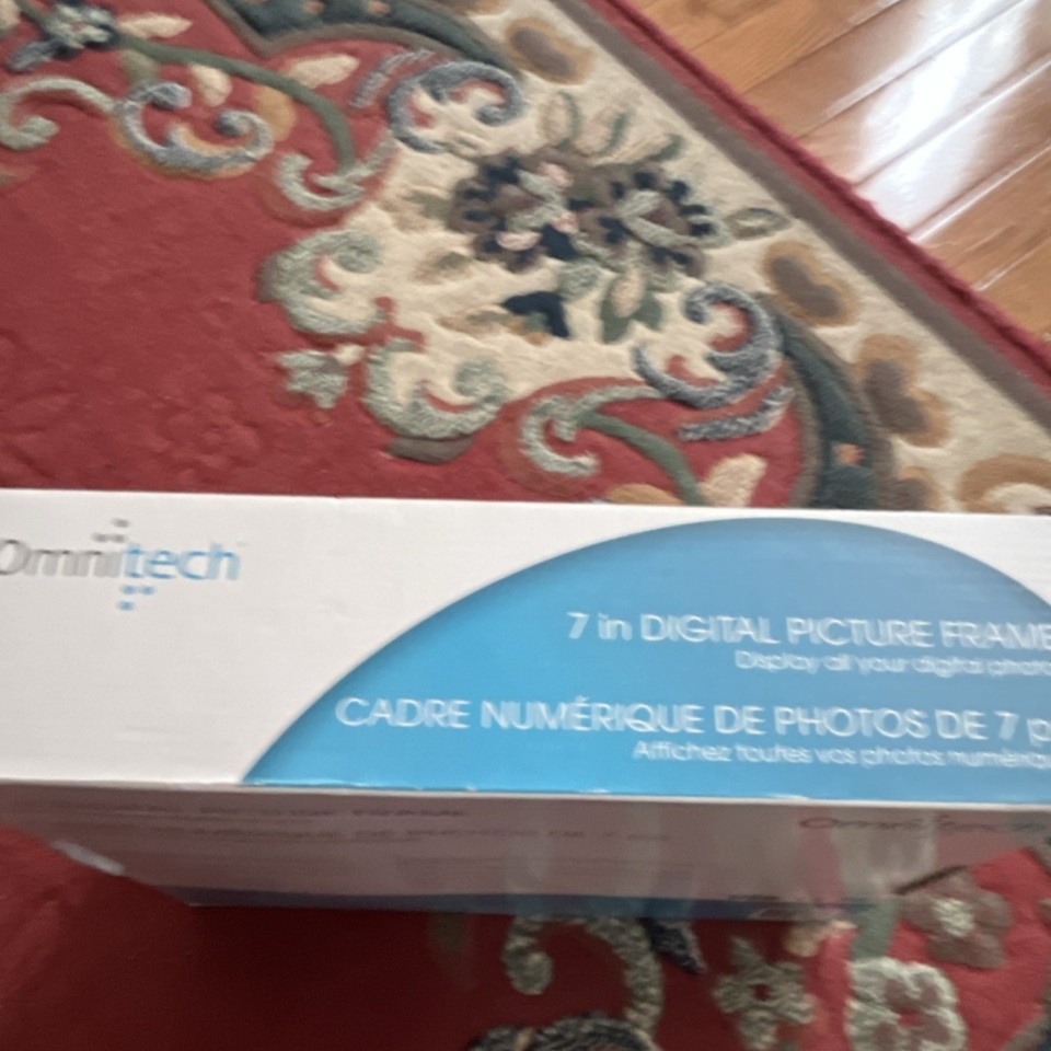 Omnitech 7" Digital Picture Frame USB Remote Black Model 15198-US/CC | eBay