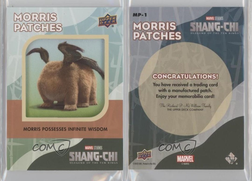 2023 Upper Deck Marvel Shang-Chi and The Legend of Ten Rings Morris ...