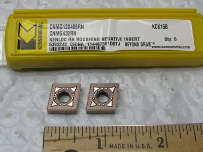 CNMG-432-RN (CNMG120408RN) ROUGHING NEGATIVE CARBIDE INSERTS (5 PC ...