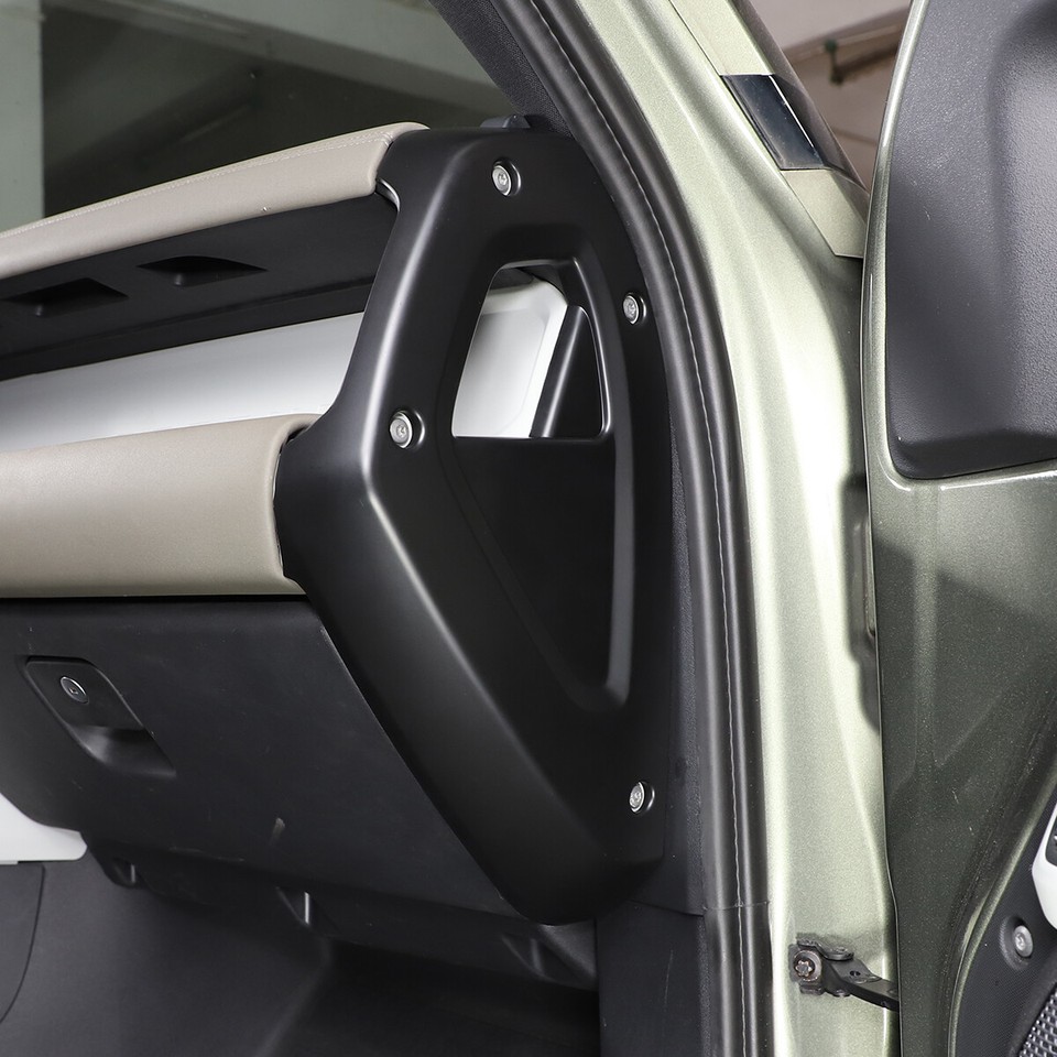 2*Matte Black Dashboard Sides Panel Trim For Land Rover Defender 90 110 ...