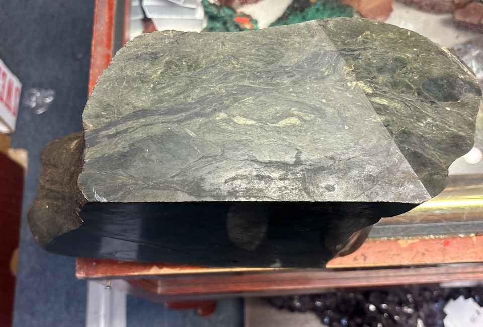 Big Sur Jade Vulcan Ocean Polish Boulder Nephrite Jade Stone Monterey ...