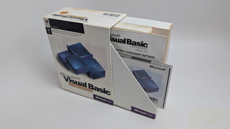 Microsoft Visual Basic 5.0 Deluxe Learning Edition Books - Discs - Key (00143) | eBay