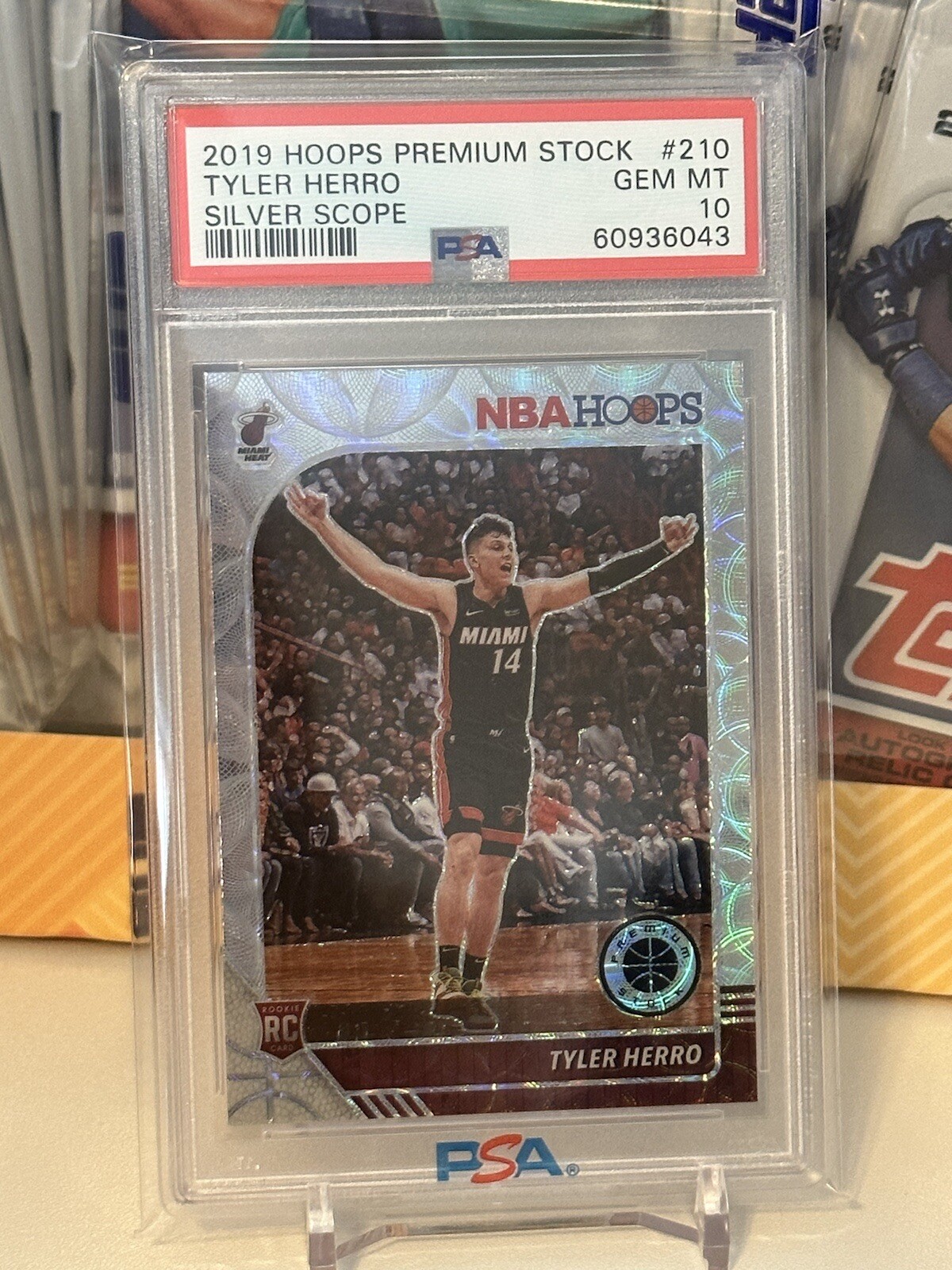 2019 NBA Hoops Premium Stock Silver Scope Prizm - Tyler Herro - PSA 10 ...
