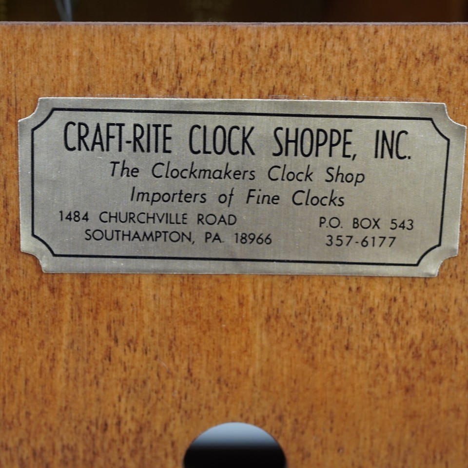 Howard Miller Triple Chime Mantle Clock 612 430 143 Movement Germany ...