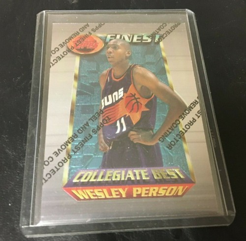 WESLEY PERSON ROOKIE & PREMIUM CARDS Finest Classic NBA Hoops Auburn ...