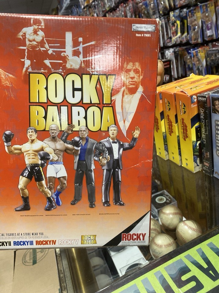 Rocky Celebrating 30 Years of Rocky Balboa 6 Figure Set Jakks Pacific ...