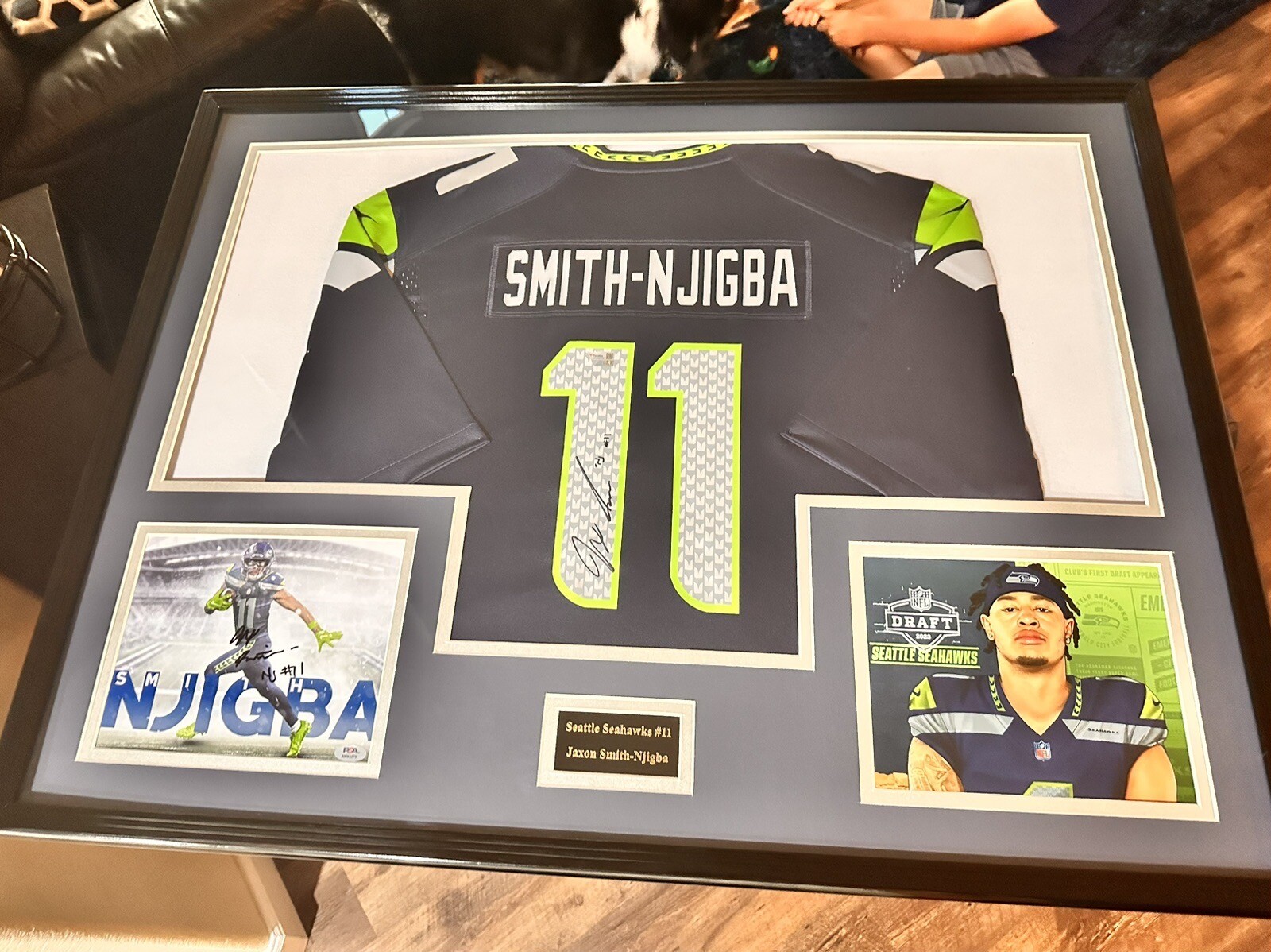 Jaxon Smith-Njigba Signed Authentic Nike Jersey & Autographed Photo COA ...