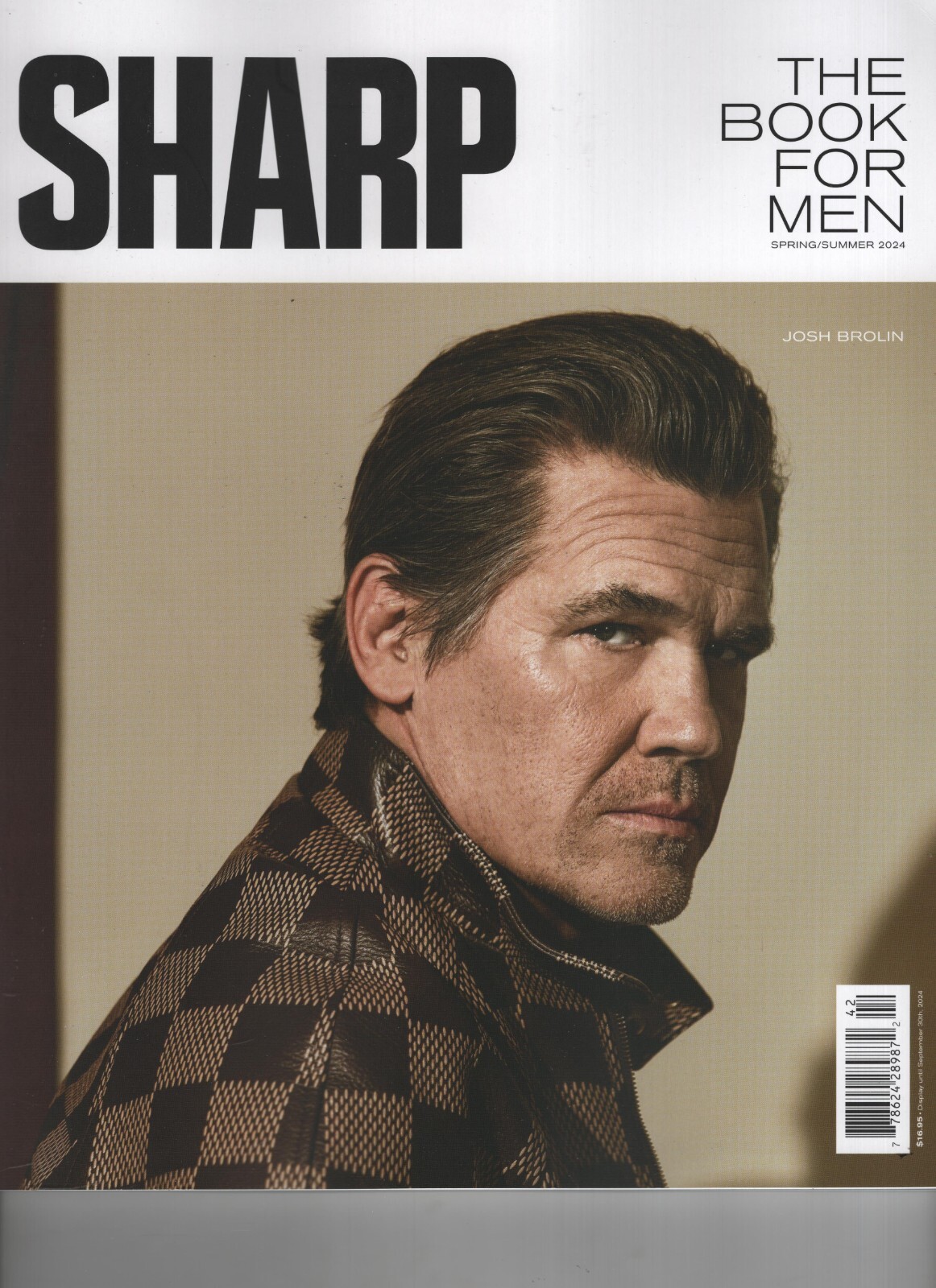 JOSH BROLIN SHARP THE BOOK FOR MEN MAGAZINE SPRING SUMMER 2024 | eBay
