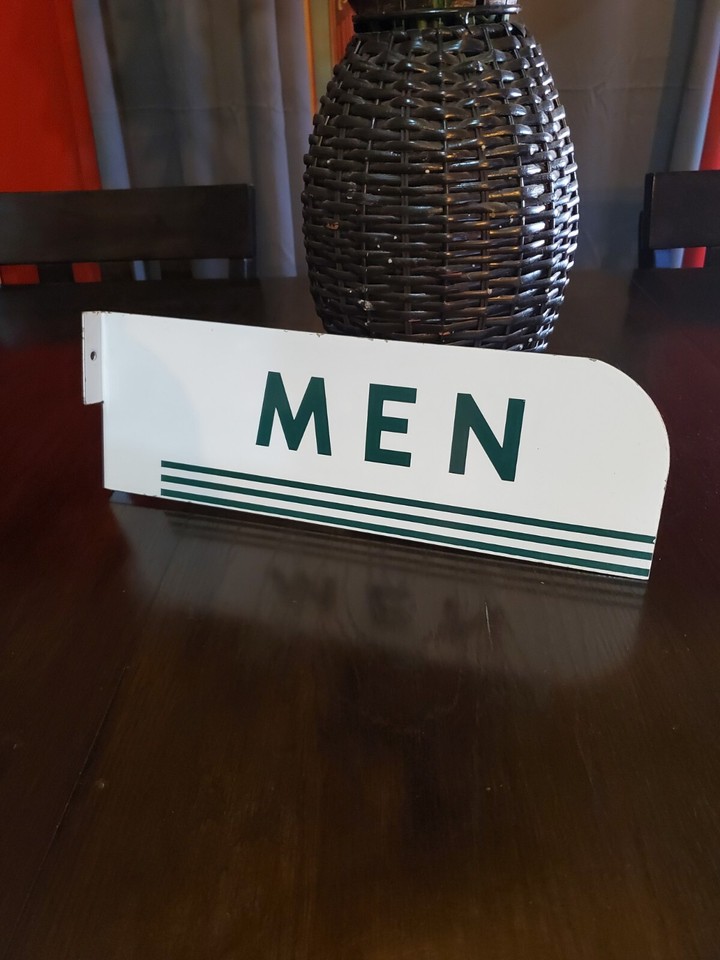 Texaco Mens Restroom Sign | eBay