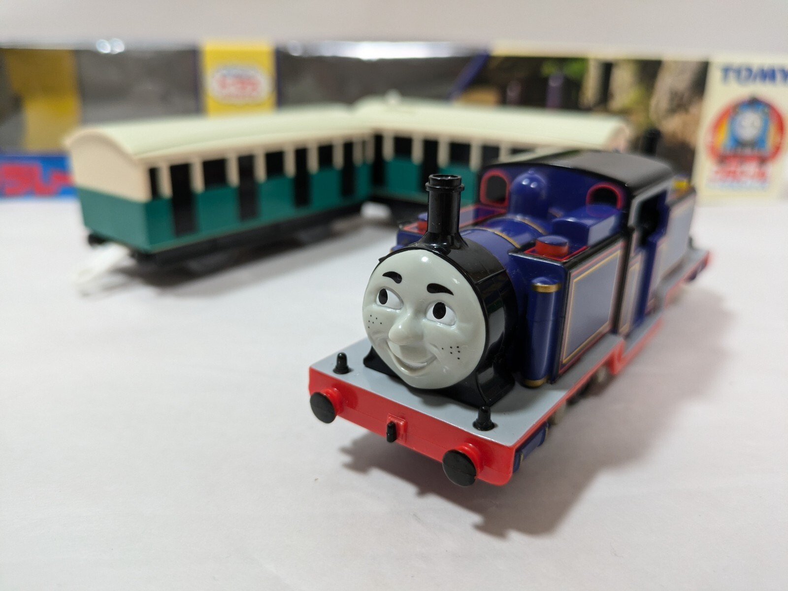 Thomas & Friends TOMY Plarail Trackmaster Mighty Mac in Original Box Rare | eBay