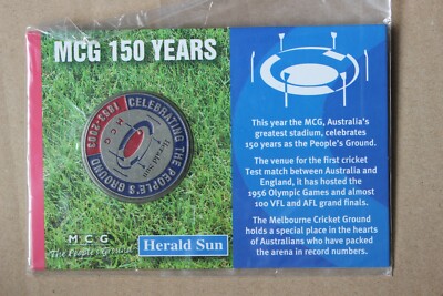 MCG Coin Celebrating 150 Years The People's Ground 1853-2003 Medal ...