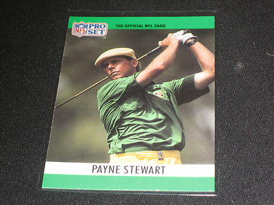 PAYNE STEWART 1990 PRO SET SPECIAL #1 PGA LEGEND AUTHENTIC TRADING CARD ...