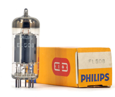 EL508 PHILIPS NOS BRITISH Tube Röhre Lampe TSF Valvola Valvula 진공관 真空管 ...