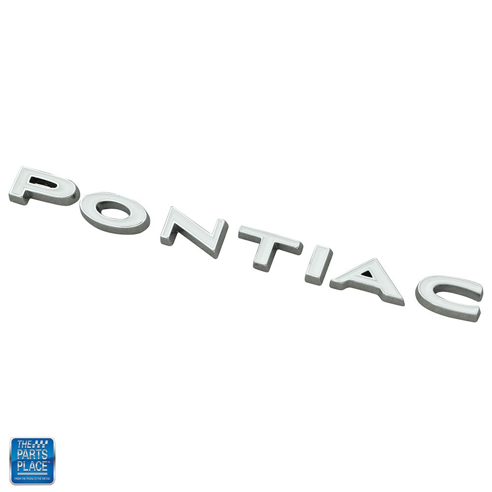 1967-69 Firebird / Trans Am Trunk Letters Emblem "Pontiac" Chrome - Set ...