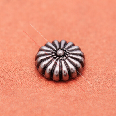 50X Silver Flower Fastener Leathercraft Belt Rivets Studs Concho ...