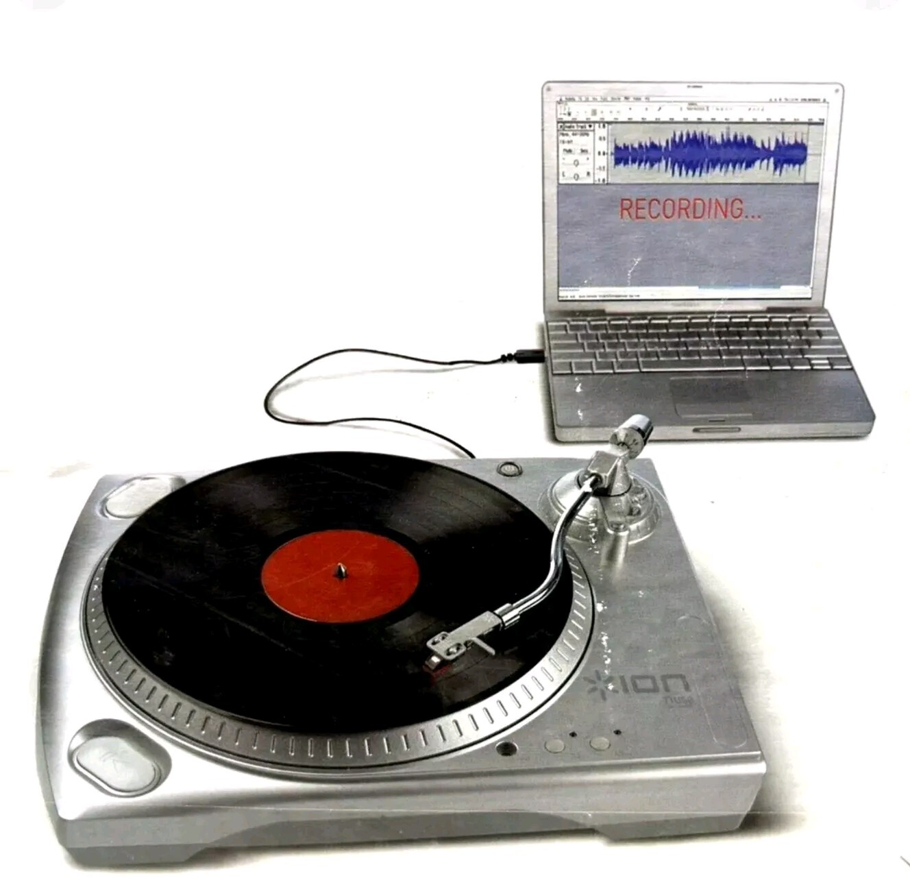 ION USB Turntable Vinyl Converter to Digital Archiver TTUSB05 Plug and ...