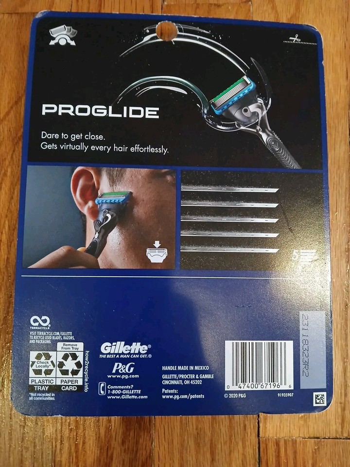NEW Gillette ProGlide Shaving Bundle 1 Razor Handle 4 Cartridges | eBay