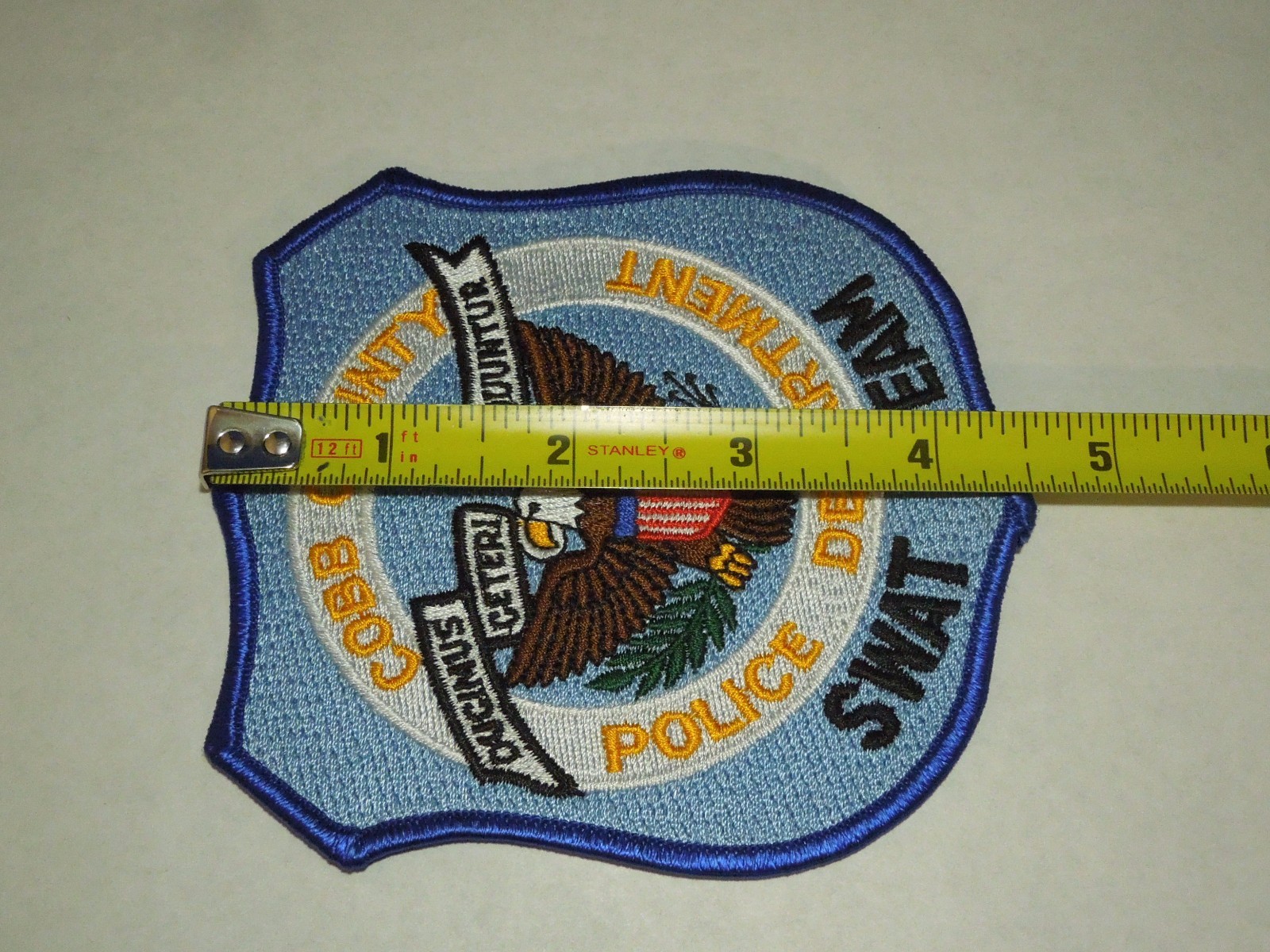 Cobb County Georgia Police Department Swat Team Eagle Seal Iron On ...