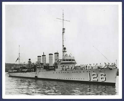 USS BADGER DD-126 Destroyer 8 x 10 Official USN Photo | eBay