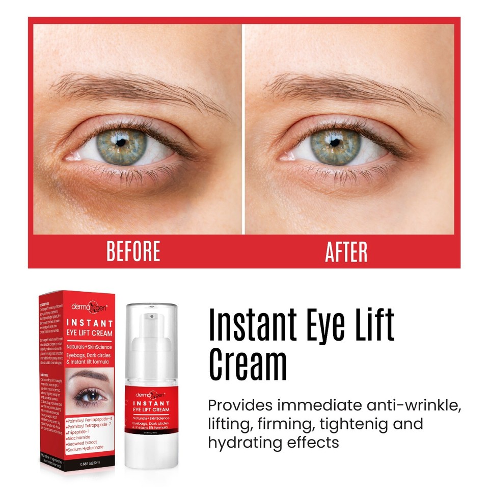 Dermaxgen® INSTANT EYE BAG REMOVER, DARK CIRCLES, CROWS FEET, ANTI ...