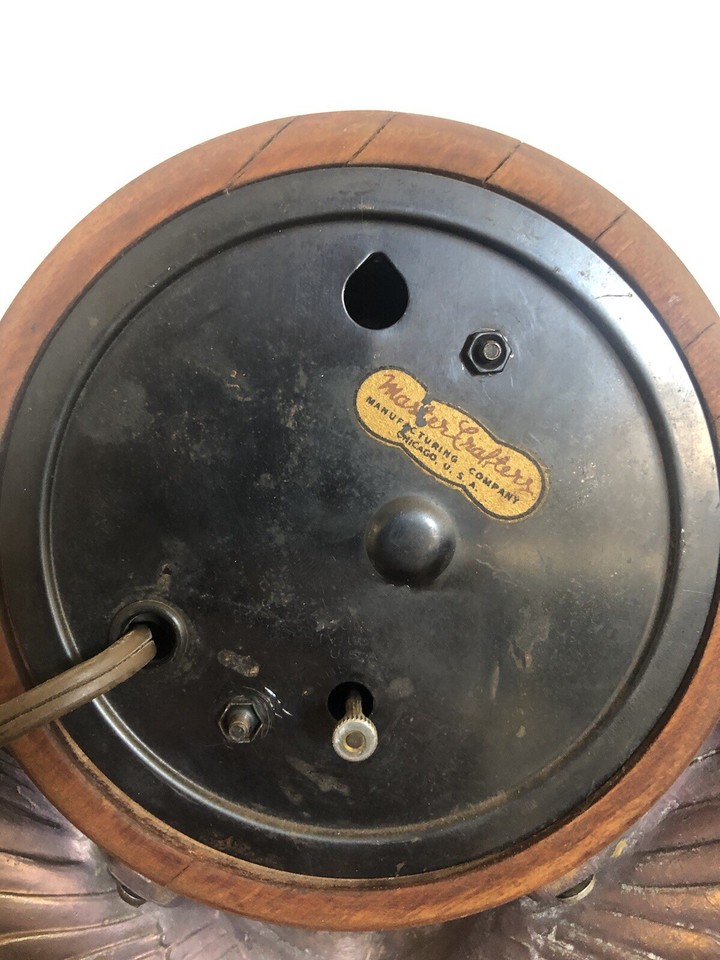 1935 Sessions Master Crafters Brass Eagle Mantle Clock | eBay