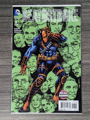 Deathstroke #15 Neal Adams Variant Cover James Bonny 2016 DC Comics | eBay
