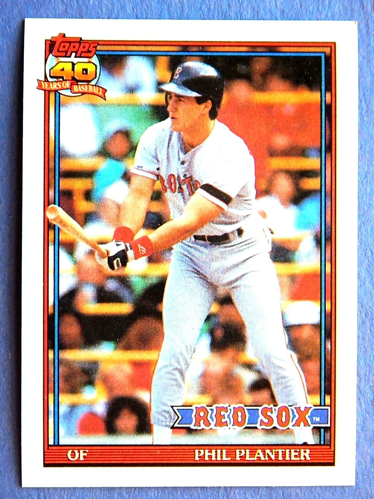 Phil Plantier #474 Topps 1991 Baseball Card (Boston Red Sox) VG | eBay