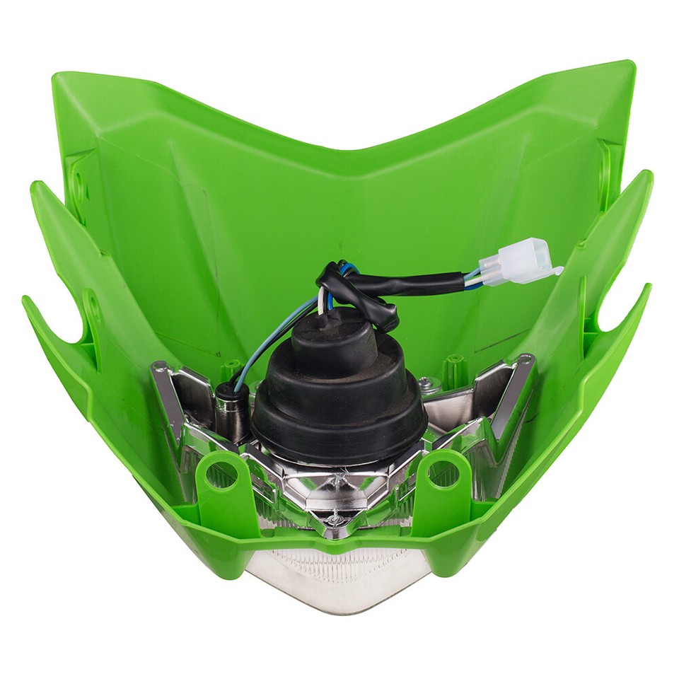 LED Headlight Headlamp For Kawasaki KLX110 KLX125 KLX250 KLR140 KLR300 ...