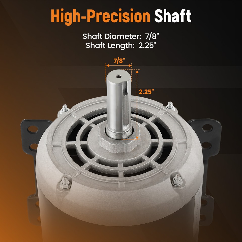 5HP Electric Motor Compressor 3450RPM 184TZ 7/8“ Shaft Keyed shaft 230V ...