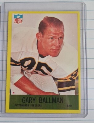 1967 Philadelphia #148 Gary Ballman Pittsburgh Steelers NFL Vintage ...
