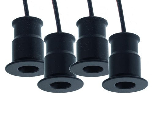 LEDLUX 4 Mini Spots LED encastrables 12V 1W 100 lumens Angle de lumière ...