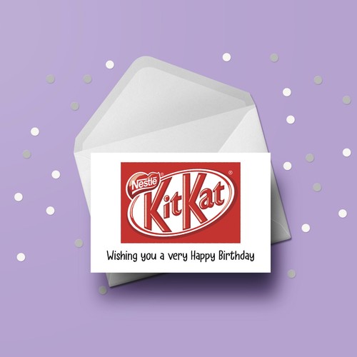Kit Kat Chocolate Birthday Card - | eBay