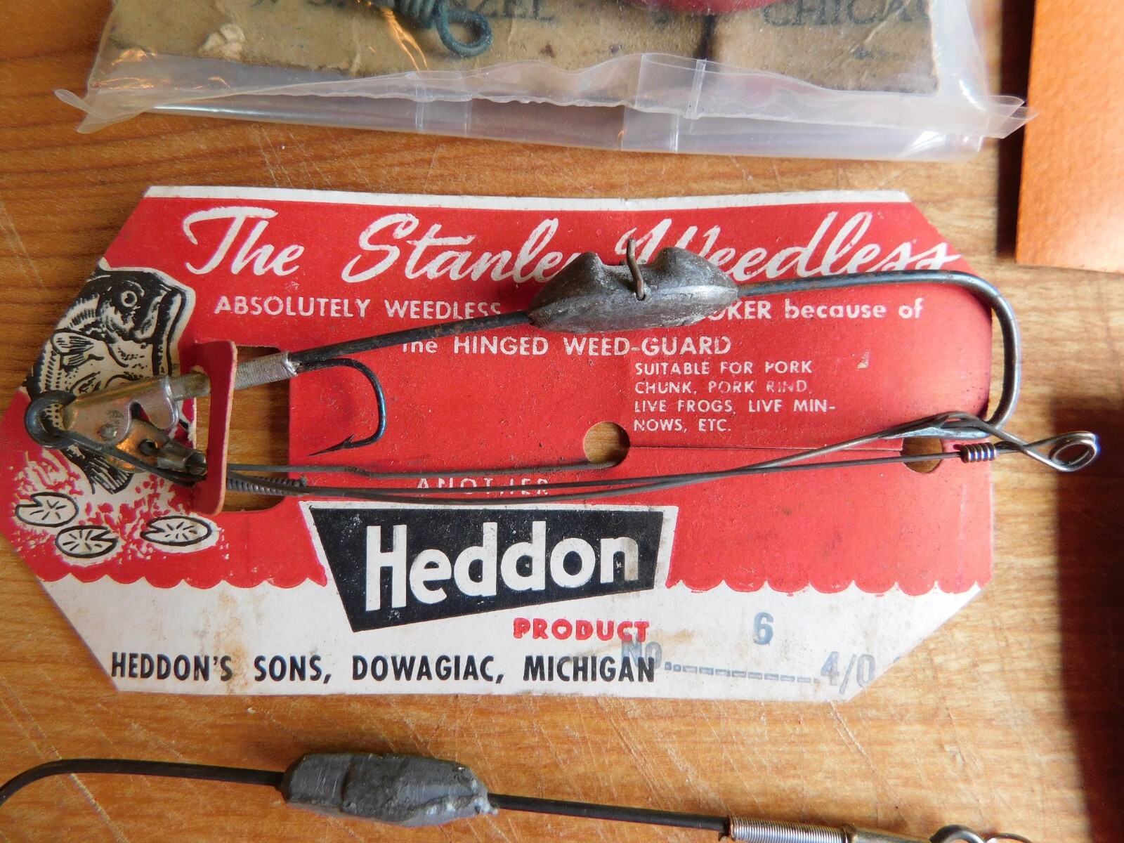 Rare Lot of 12 Vintage Live Bait Holders & Spinner Lures Heddon Gremlin ...