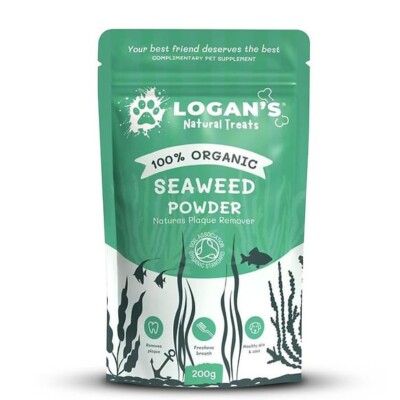 Logan’s Organic Seaweed Powder for Dogs & Cats – Dental, Skin & Thyroid ...