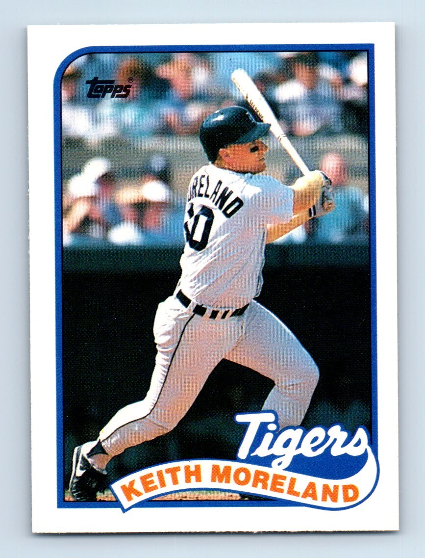 1989 Topps Traded Keith Moreland Detroit Tigers #83T | eBay