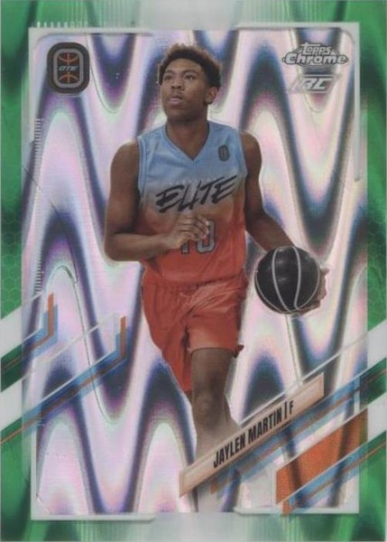 2021-22 Topps Chrome OTE Overtime Elite - Green RayWave Refractor #43 ...