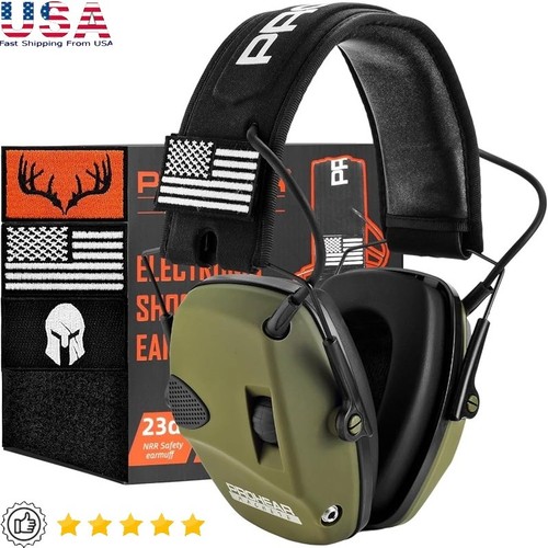 Electronic Ear Protection for Shooting 4X Sound Amplification Gun Range ...