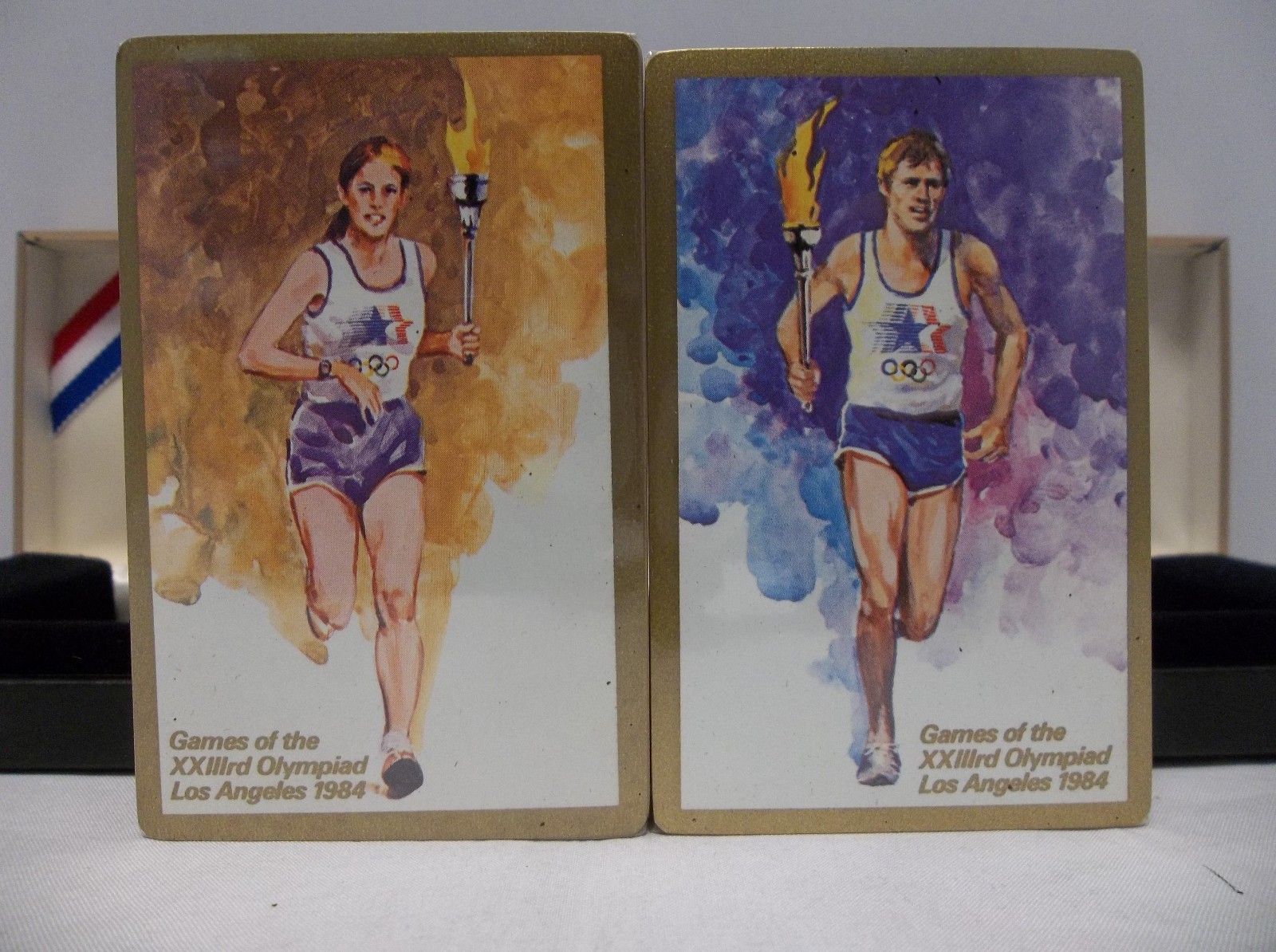 1984 Olympics Playing Cards Limited Edition Gilt Edged Sealed Cards ...