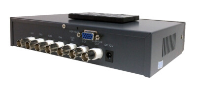 Professional Analog Quad Video Multiplexer Switcher With BNC VGA ...