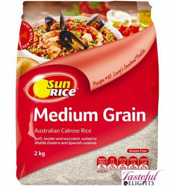 Sunrice 2kg Medium Gran Rice - White for sale online | eBay Australia