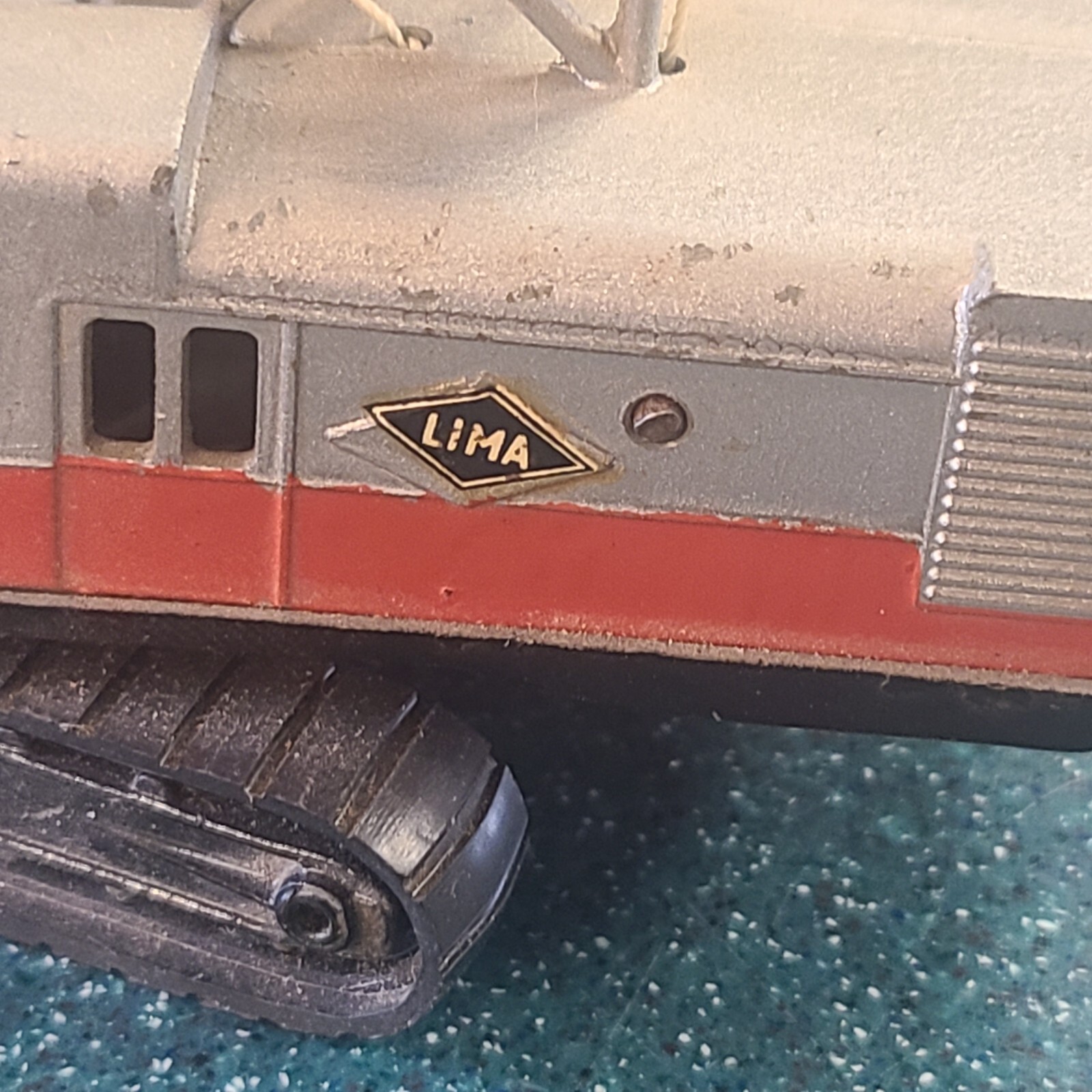 Vintage Diecast Mercury Art #507 Lima Toy Construction Excavator ITALY ...