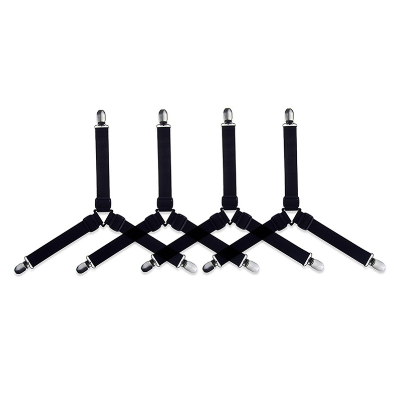 Adjustable Elastic Bed Sheet Clip Mattress Cover Clips Metal Fasteners ...