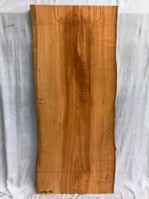 1x Kirschbaum Bohle Brett DIY Schneidbrett Baumkante gerissen Holz ...