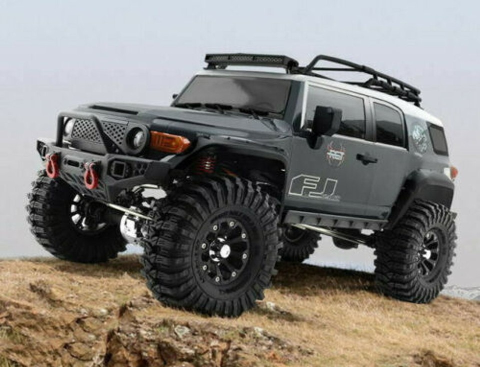RC 1/10 Truck Body TOYOTA FJ CRUISER W/ LED *Finished* -GRAY- 313MM | eBay