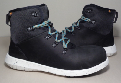 Bogs Size 8.5 M CYPRESS LACE Black New Women's Composite Safety