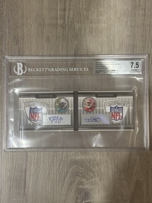 2007 Ted Ginn Dwayne Bowe Topps Triple Threads NFL SHIELD LOGO RC Patch ...