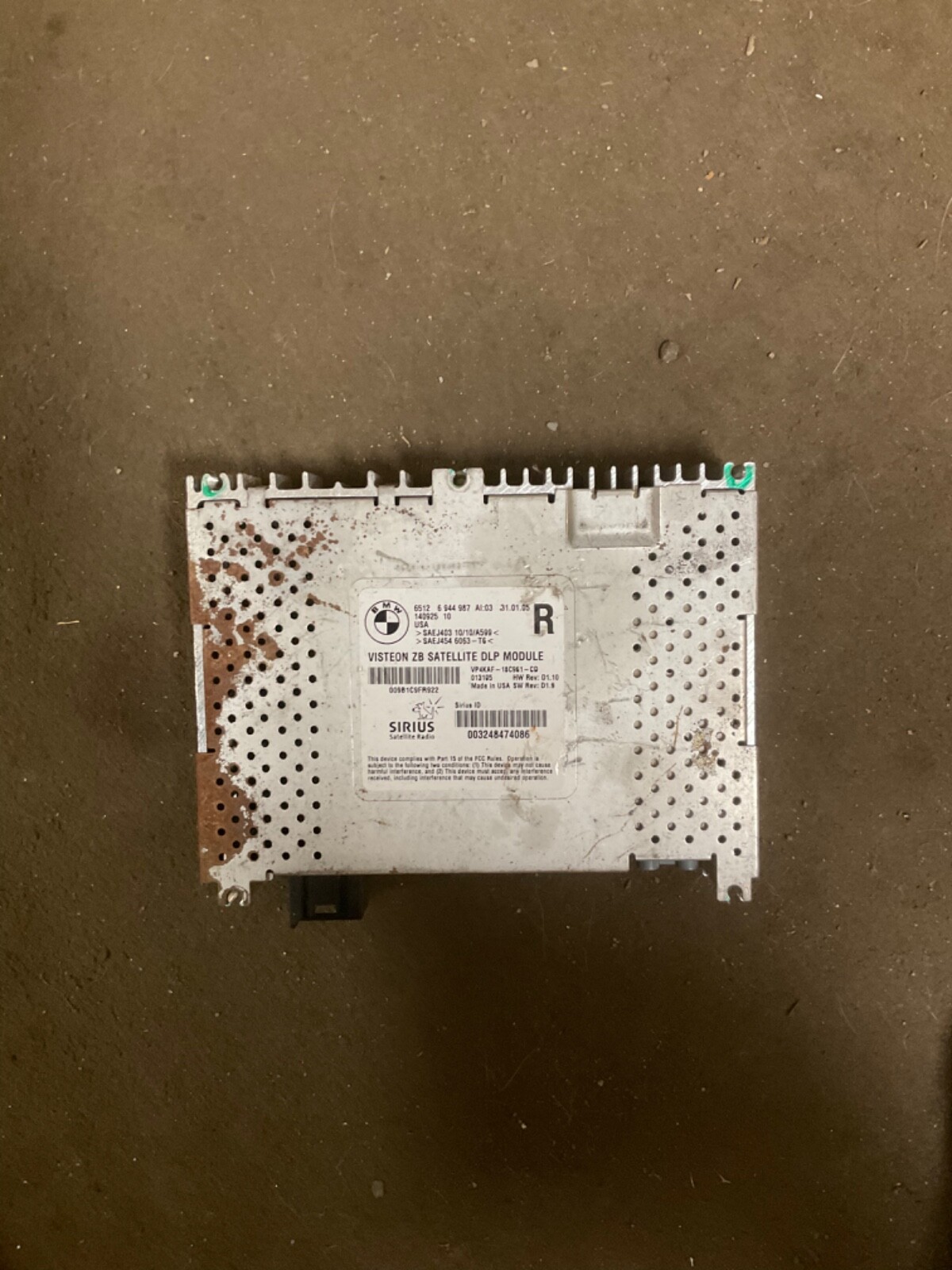 65126944987 Radio Remote DLP Module Satellite Receiver 04-05 BMW 525i ...