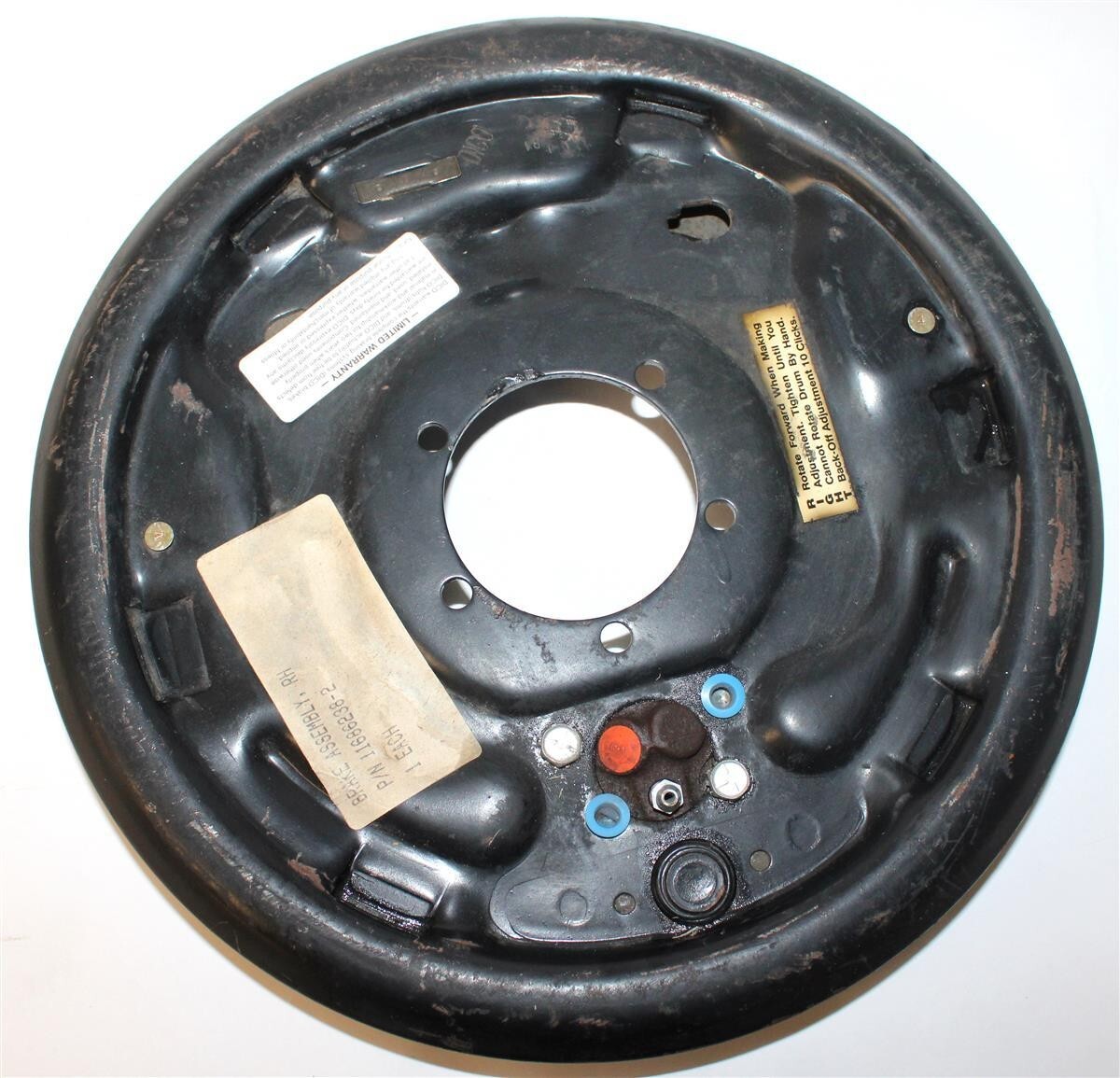 Brake Backing Plate Trailer Loaded Right Hand MILITARY M101A2 M101A ...