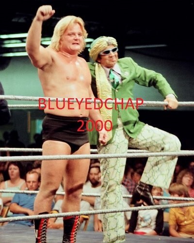 GREG VALENTINE & THE GRAND WIZARD WRESTLER 8 X 10 WRESTLING PHOTO NWA ...